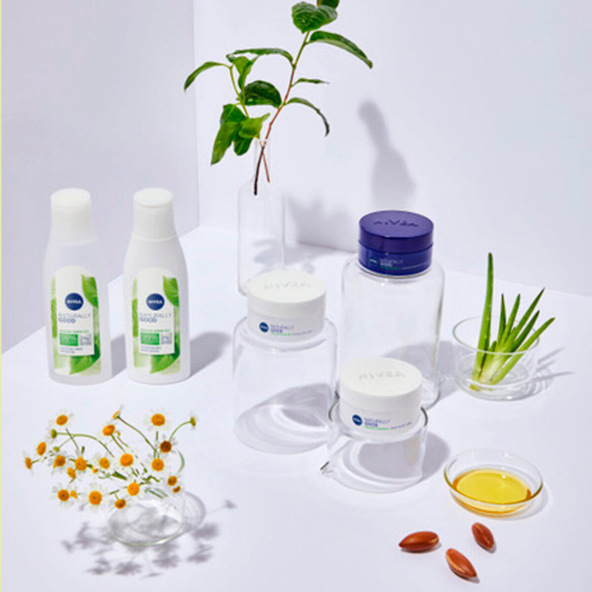 Nivea - Pack de 2 - Crème visage hydratante NIVEA Camomille BIO Peaux ...