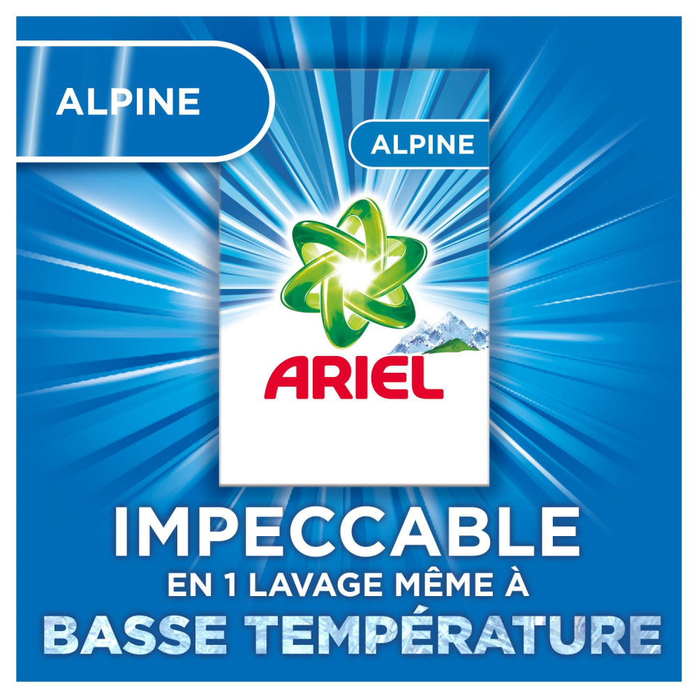 Ariel - 3x39 Lavages Alpine - Lessive en Poudre Ariel | Veepee