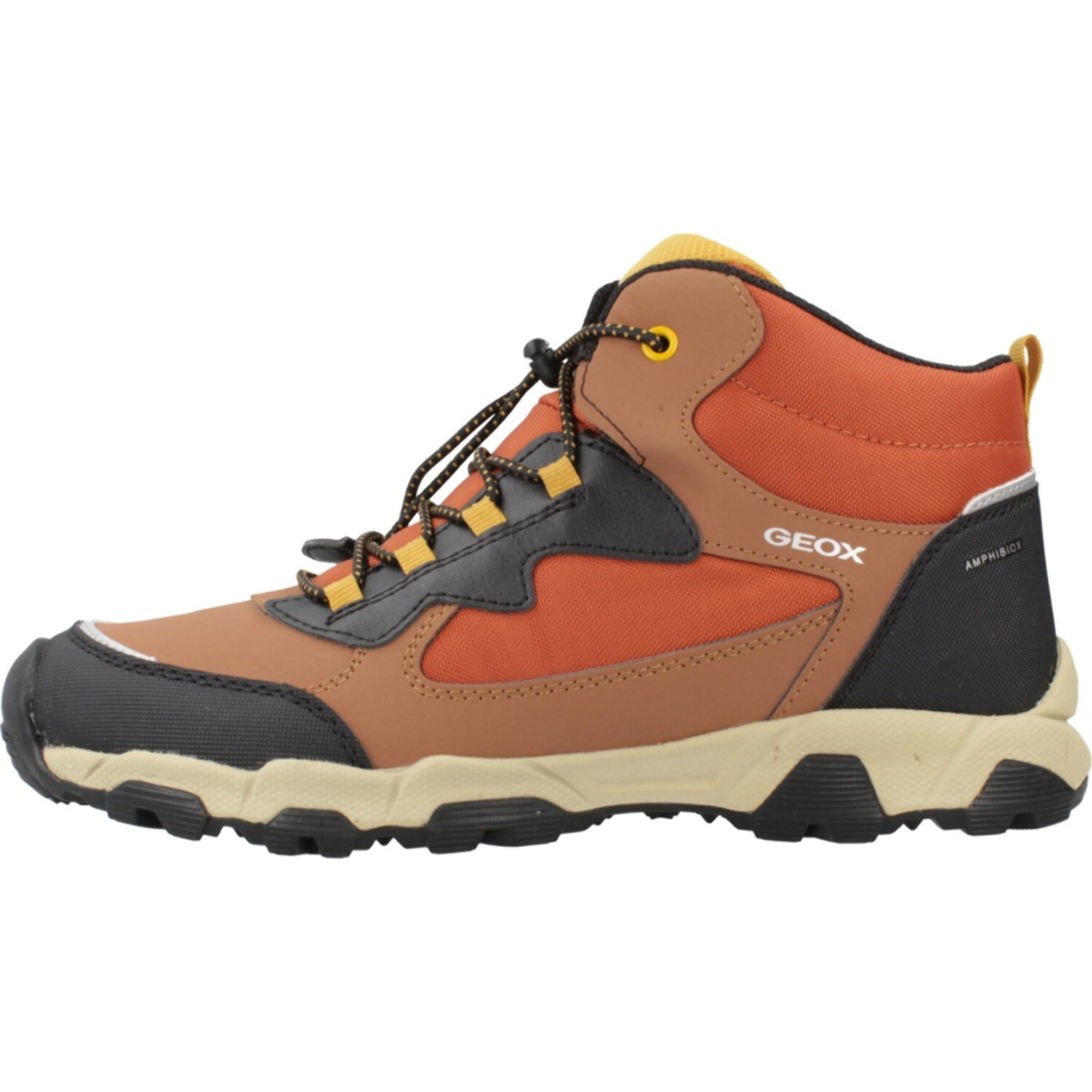 Geox - Botas Niño de la marca GEOX modelo J MAGNETAR BOY B ABX NARANJA | Privalia