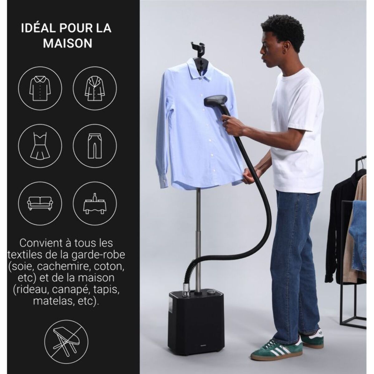 Steamone - Défroisseur vapeur STEAMONE EUSO2B Sonia | Veepee