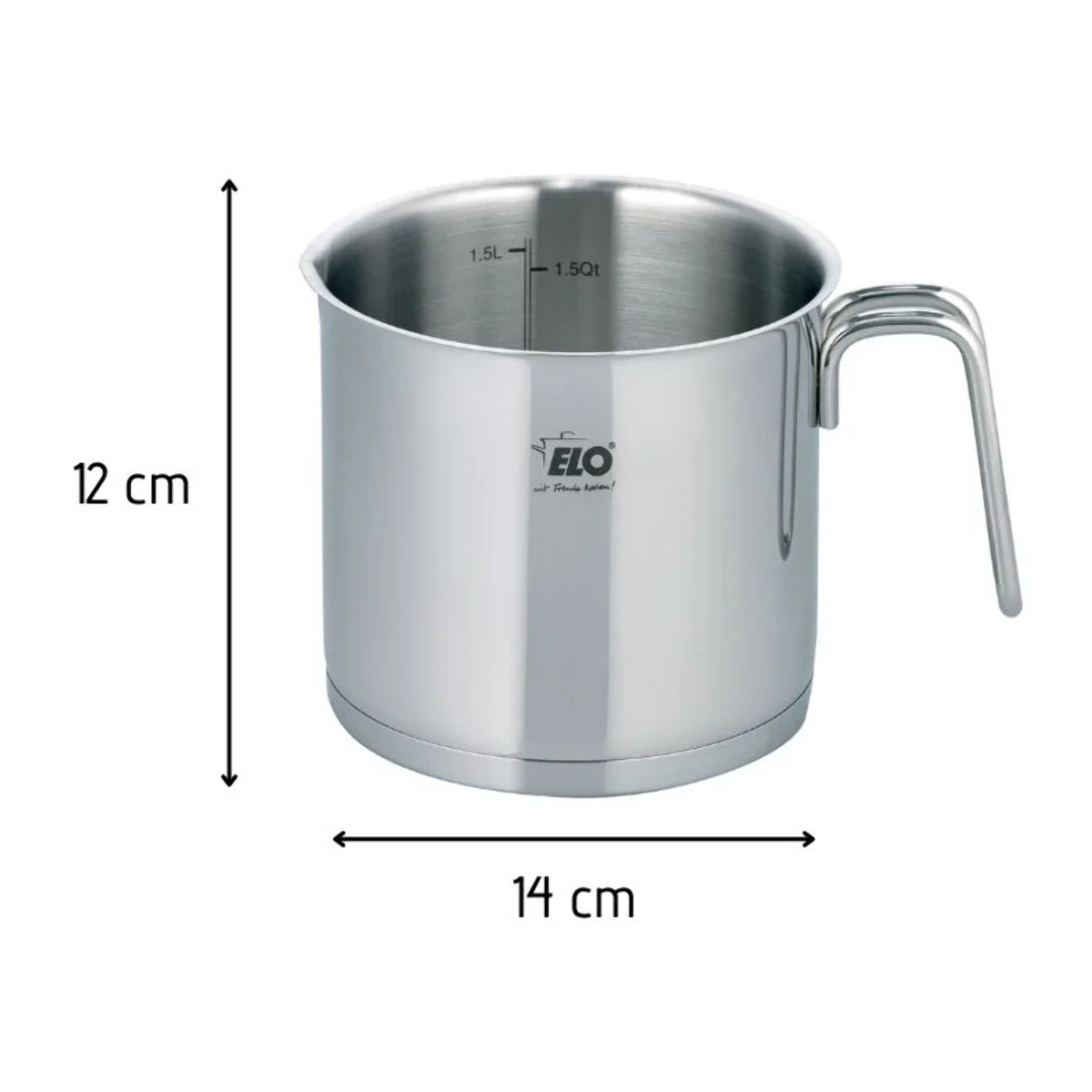 Elo - Pot à lait en inox 1,6 litres Elo Citrin | Veepee