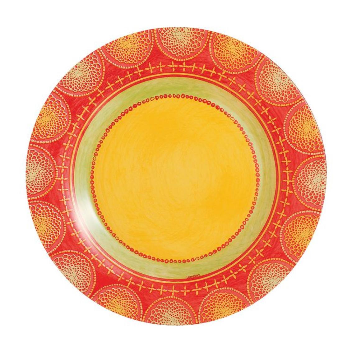 Luminarc - 🇫🇷 Assiette plate orange 25cm Propriano - Luminarc - Verre ...