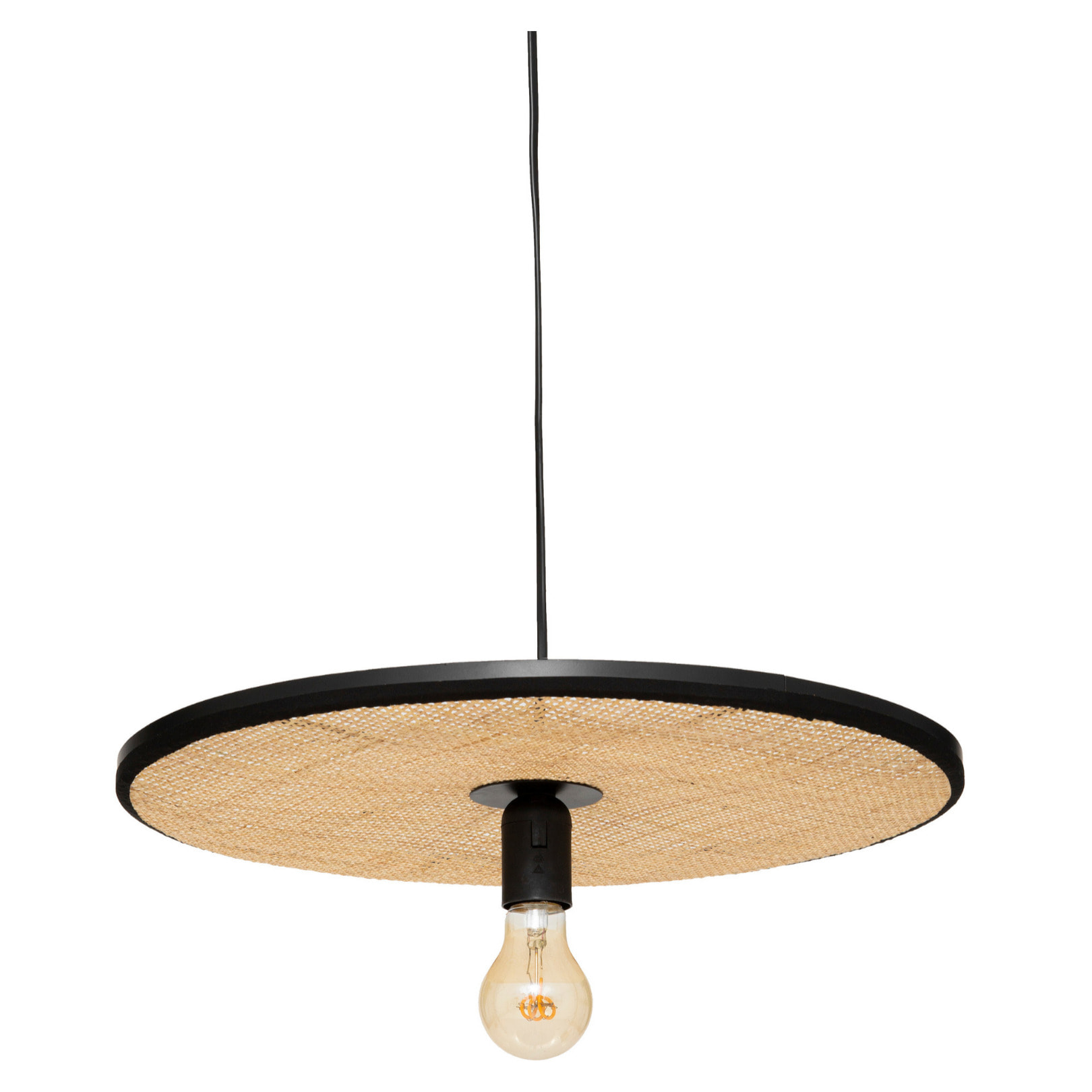 Atmosphera - Suspension plate en rotin - Beige | Veepee