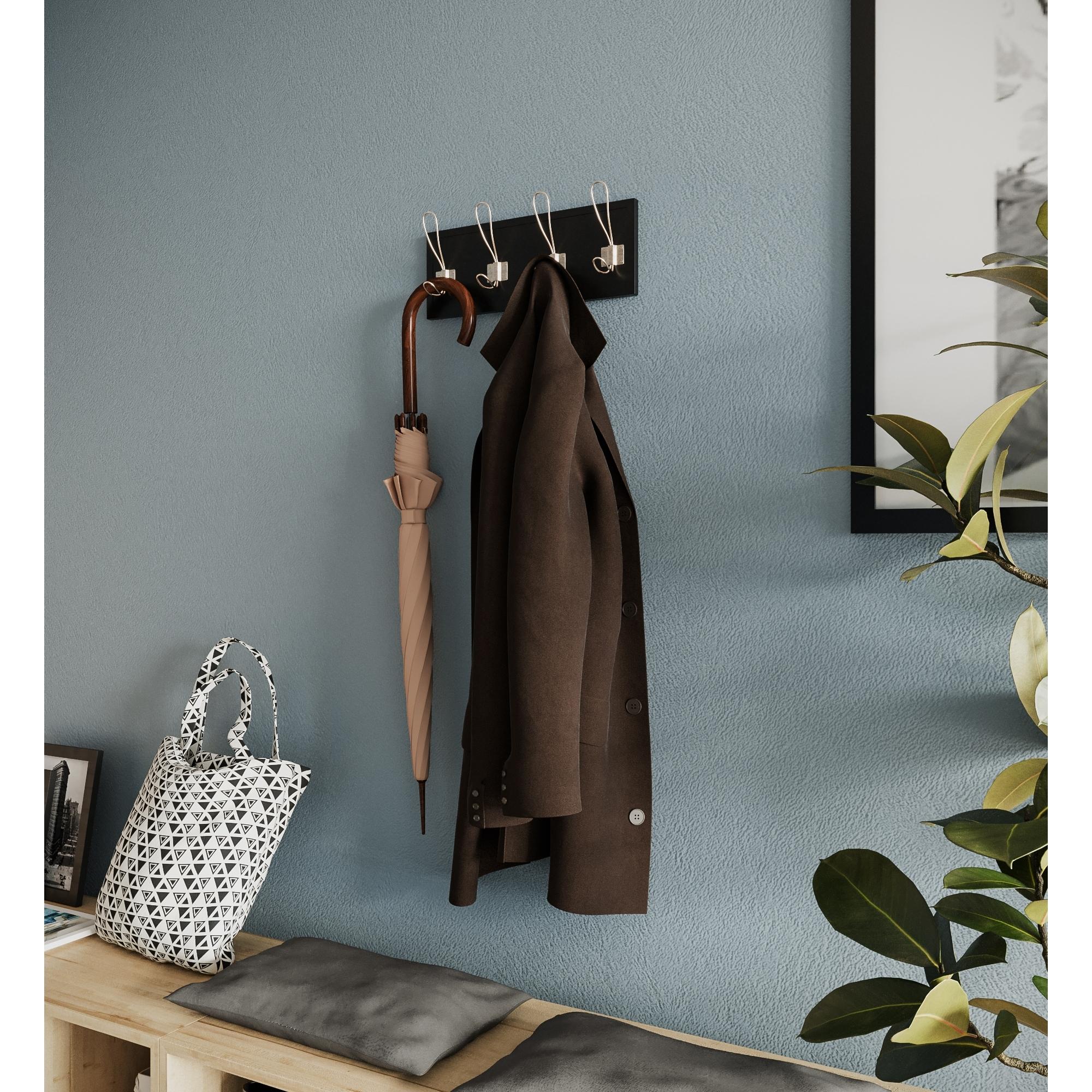 Potiron Paris - Patère en bois et métal noir et or | Veepee