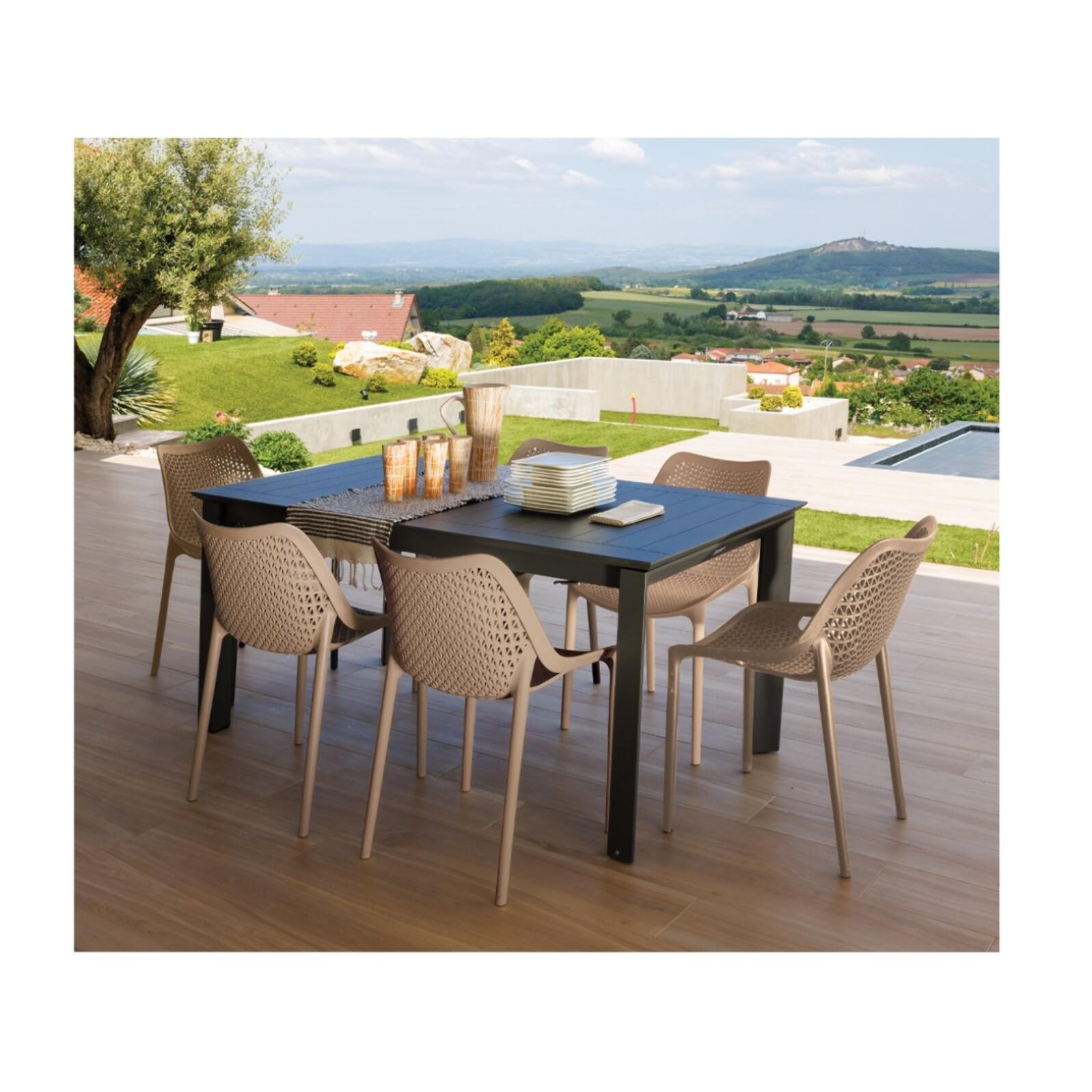 Ozalide - SEYCHELLES MATHIS- Ensemble table et chaises de jardin ...