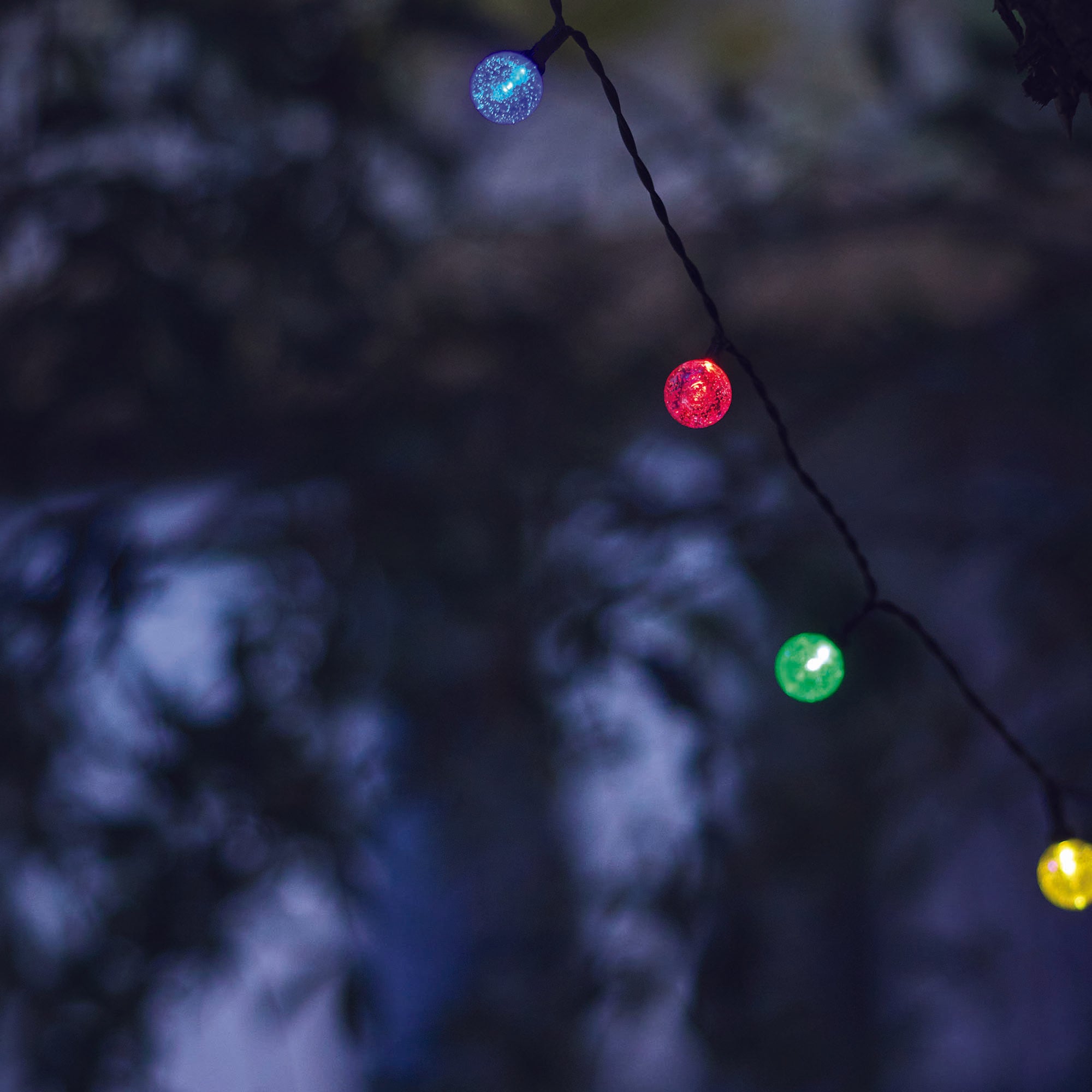 Lumisky - 2 Guirlandes solaire FESTY COLOR RGB 20 globes 5.8M | Veepee