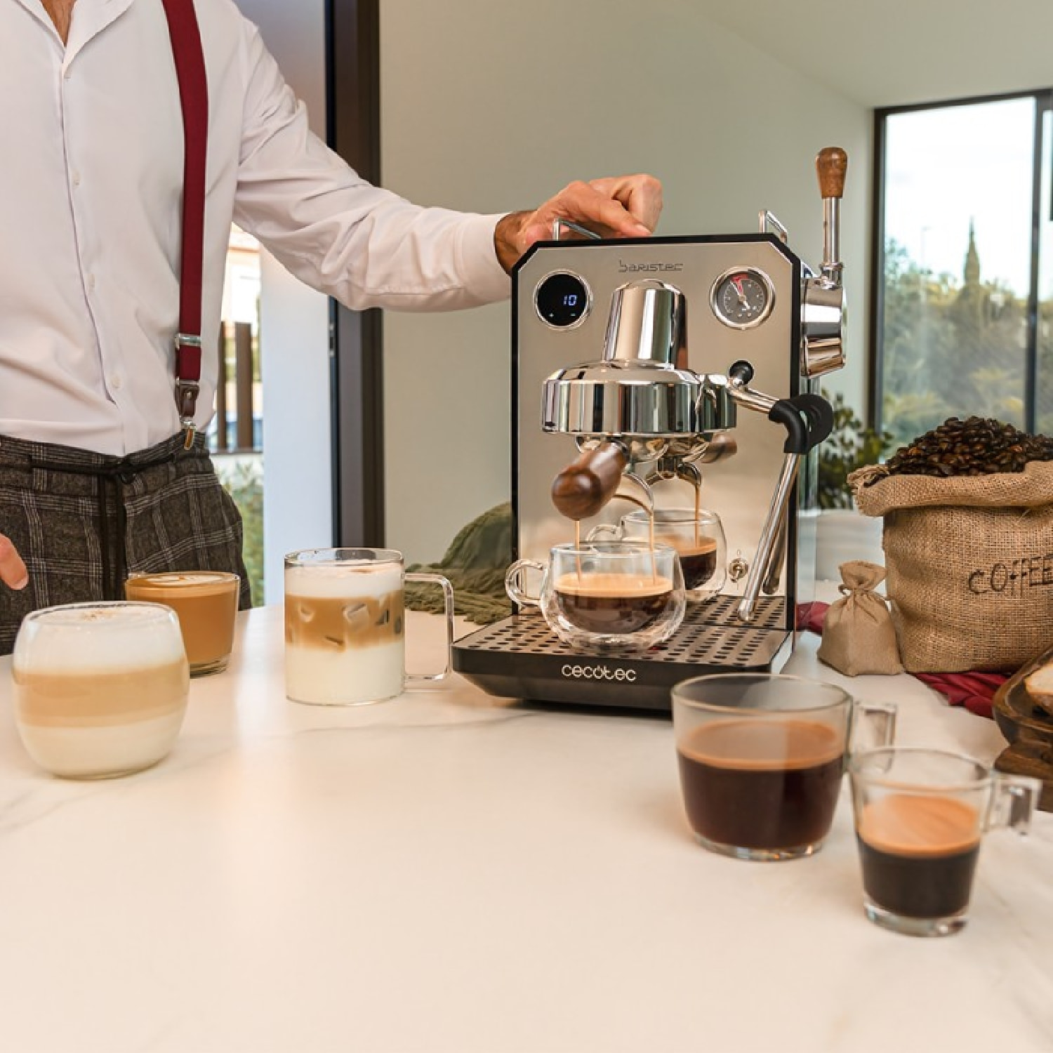 Cecotec - Cecotec Macchina da caffè Barista Baristeo Intima | Privalia