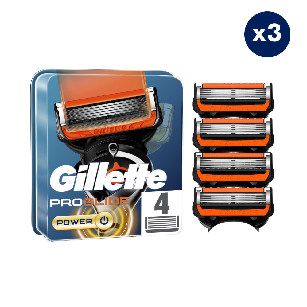 Gillette - 3x4 Lames De Rasoirs Proglide Power, Gillette | Veepee