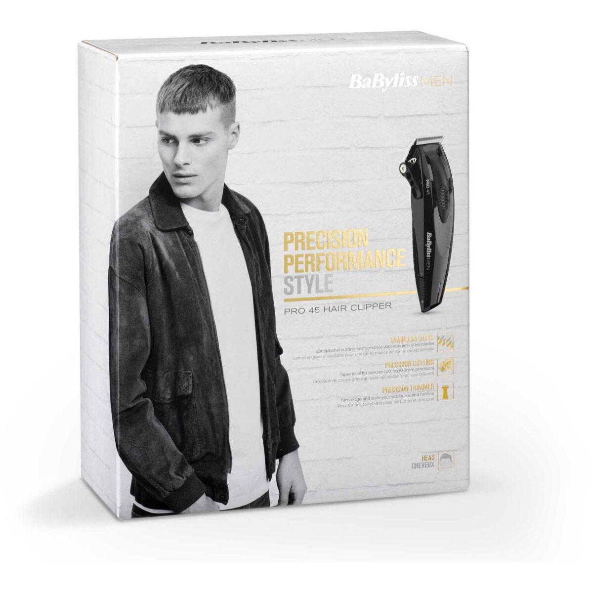 Babyliss - Tondeuse cheveux BABYLISS E958E - pro 45 hair clipper | Veepee