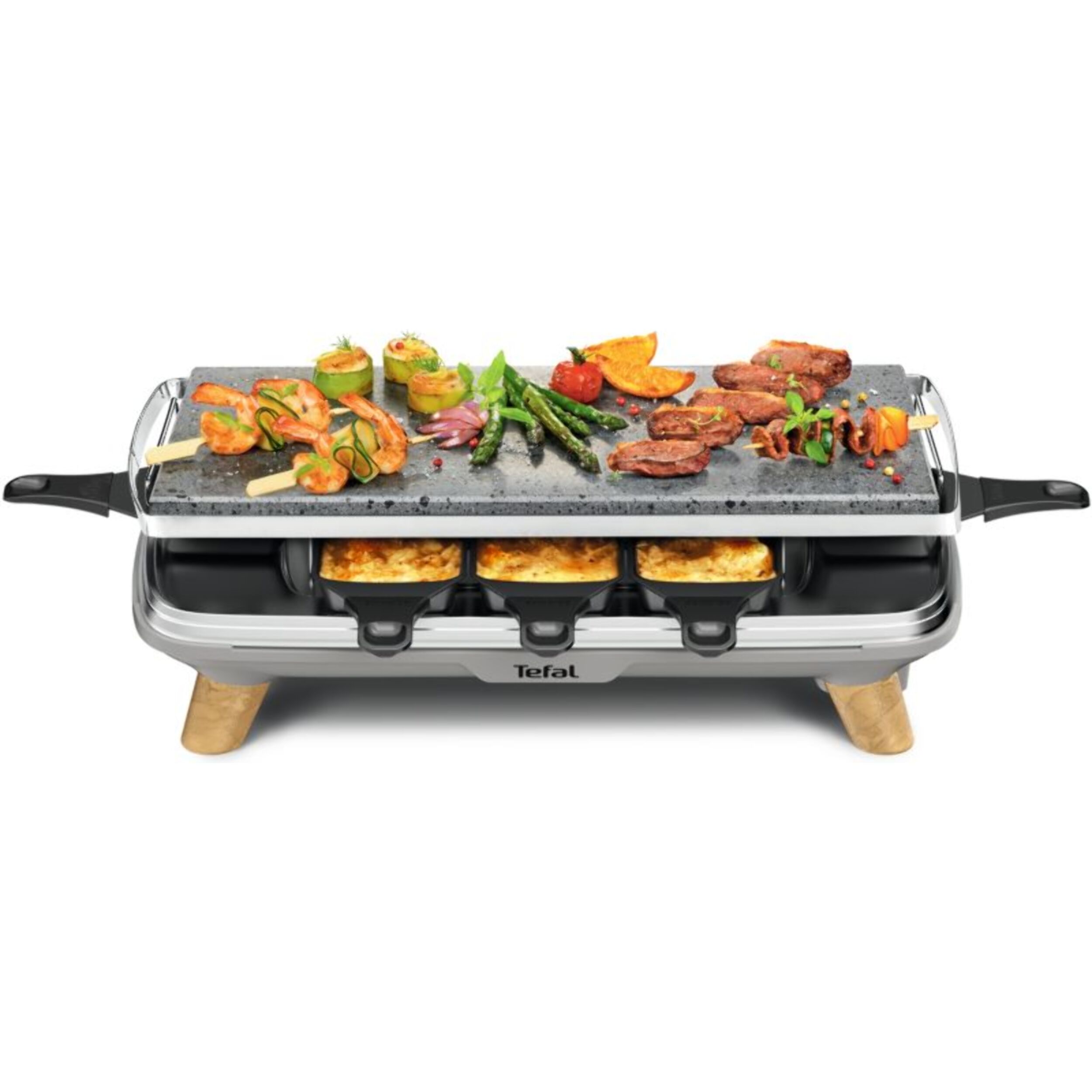 Tefal - Raclette TEFAL Gourmet Pierre à cuire PR620D12 | Veepee