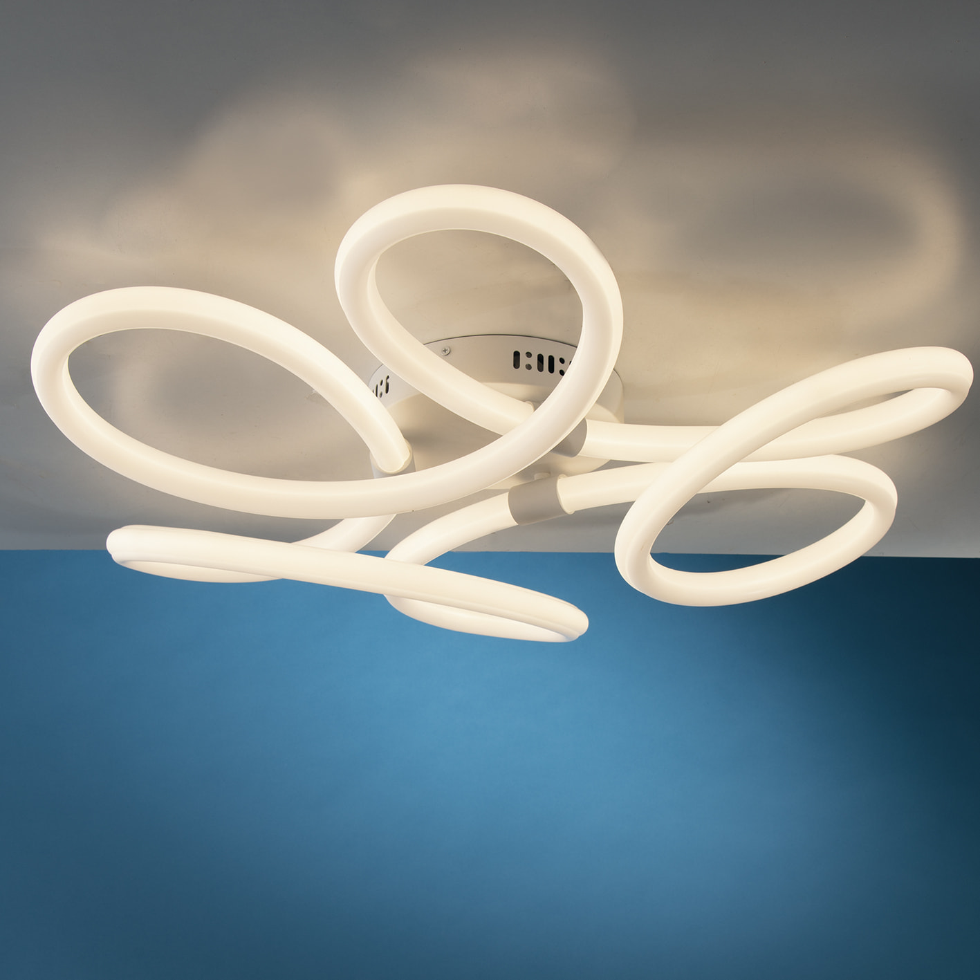 Luce Ambiente e Design - Plafoniera LED HEAVEN bianca in metallo con ...