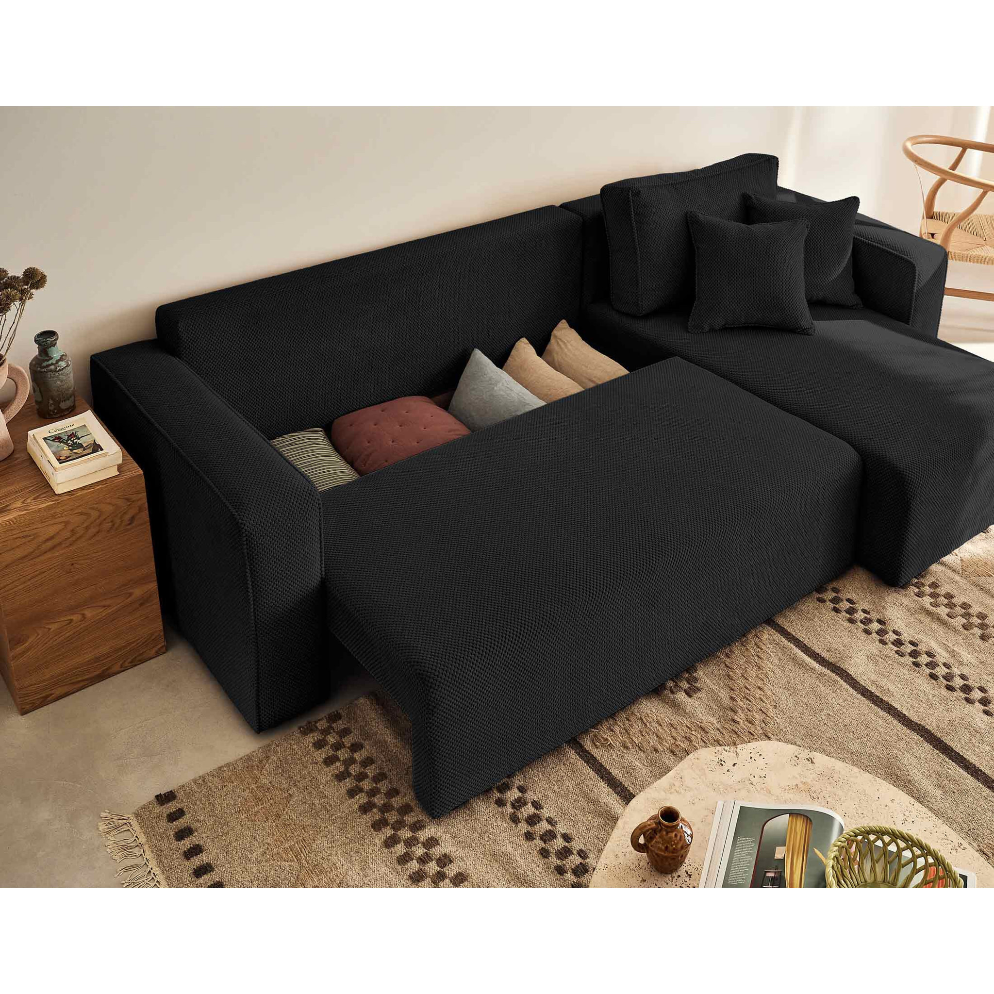 BEST MOBILIER - Topaze - canapé d'angle réversible - 4 places ...