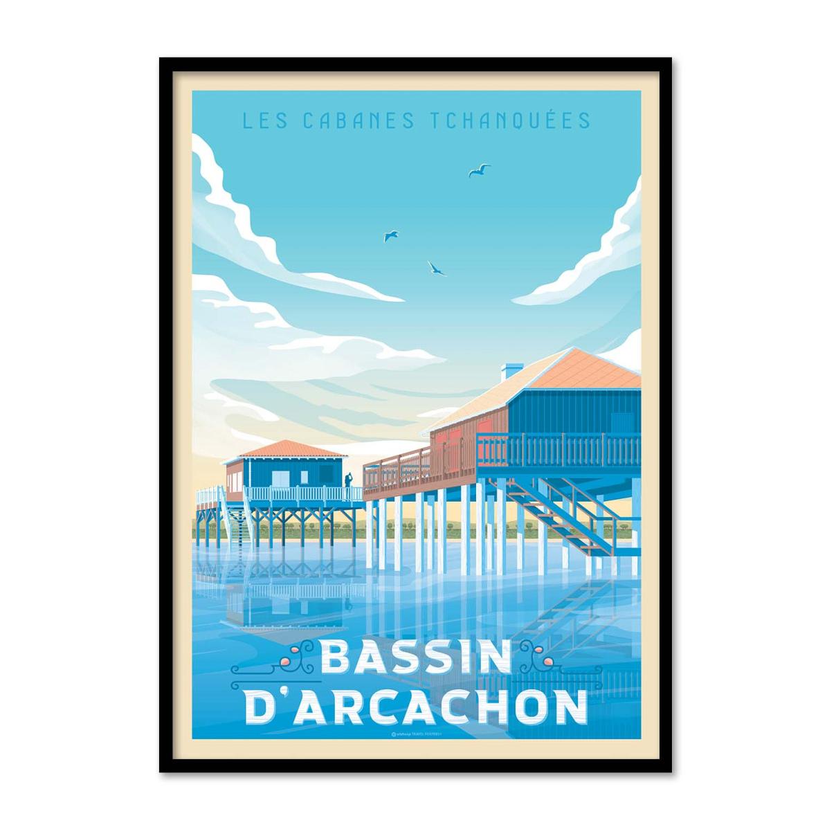 Wall Editions - Art-Poster - Bassin d'Arcachon - Olahoop Travel Posters ...