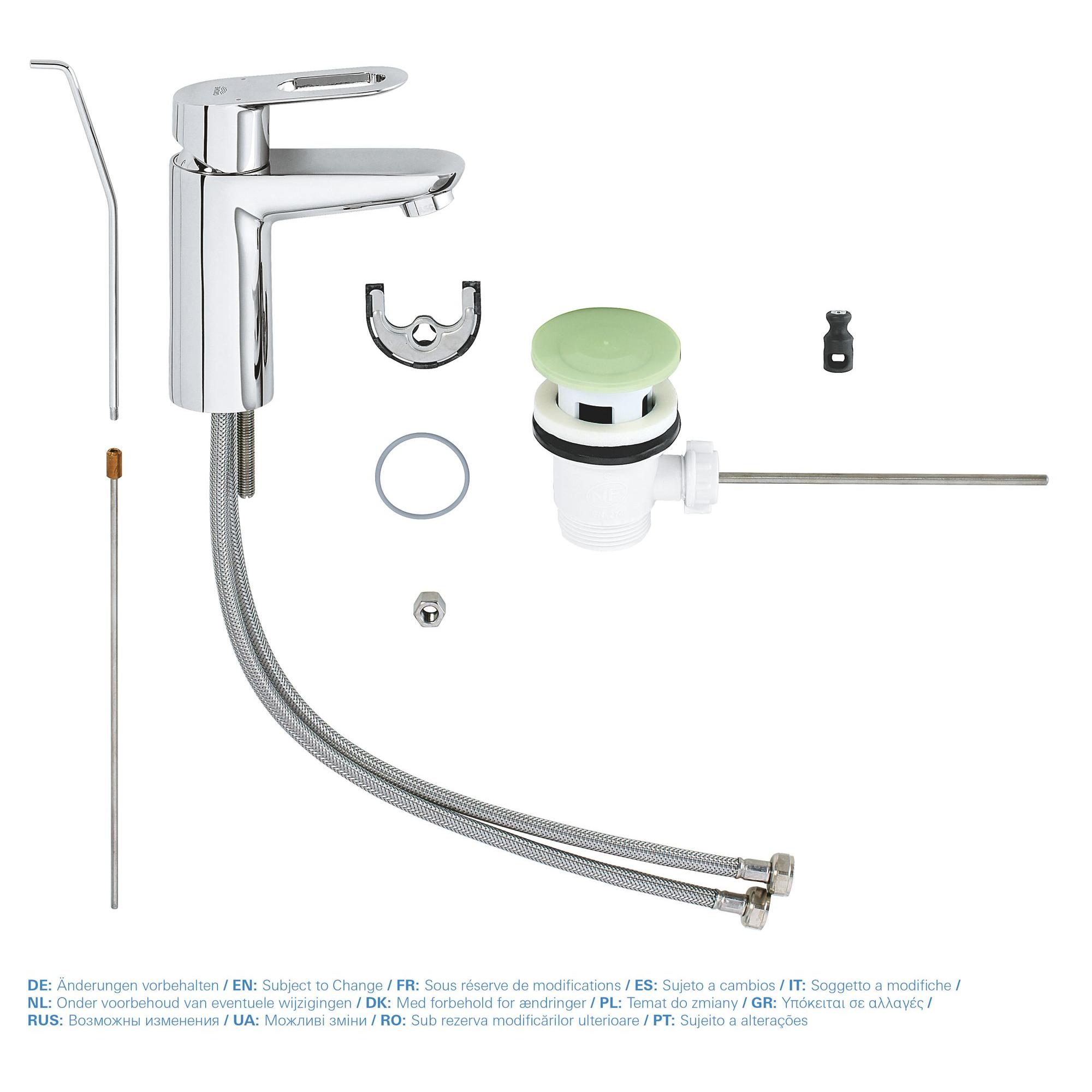 Grohe - GROHE Start Loop Mitigeur monocommande Lavabo Taille S Chromé ...