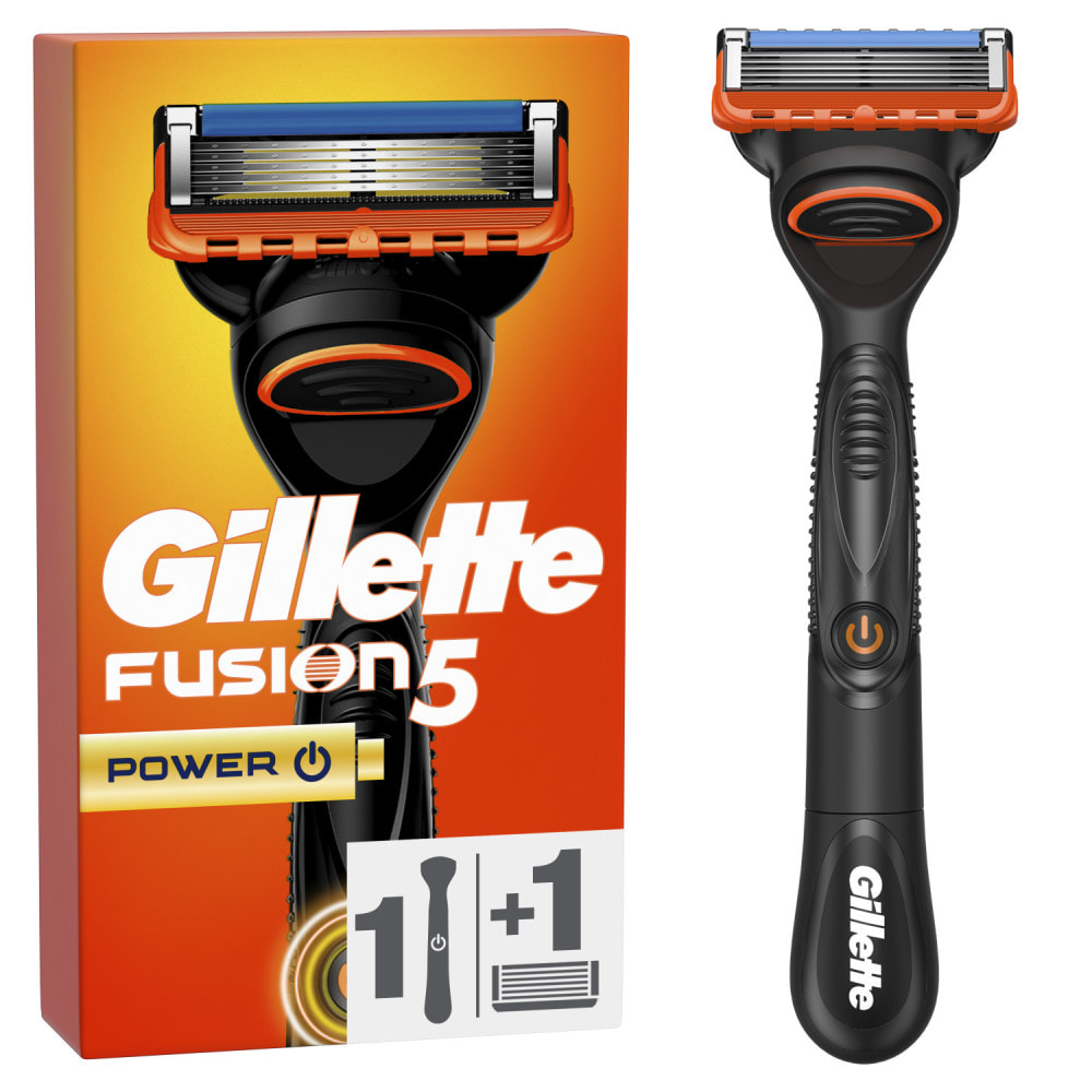 Gillette - Rasoir Gillette Fusion5 Power - 1 Manche, 1 Recharge De ...