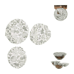 COOK CONCEPT - Couvercle COOK CONCEPT en tissu reutilisable x3 | Veepee