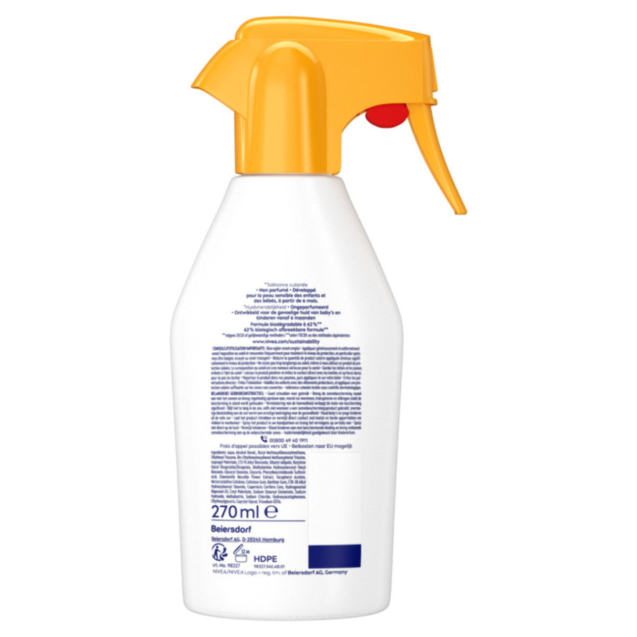 Nivea Sun - Pack de 2 - Protection Solaire Enfant & Bébé Pistolet Spray ...